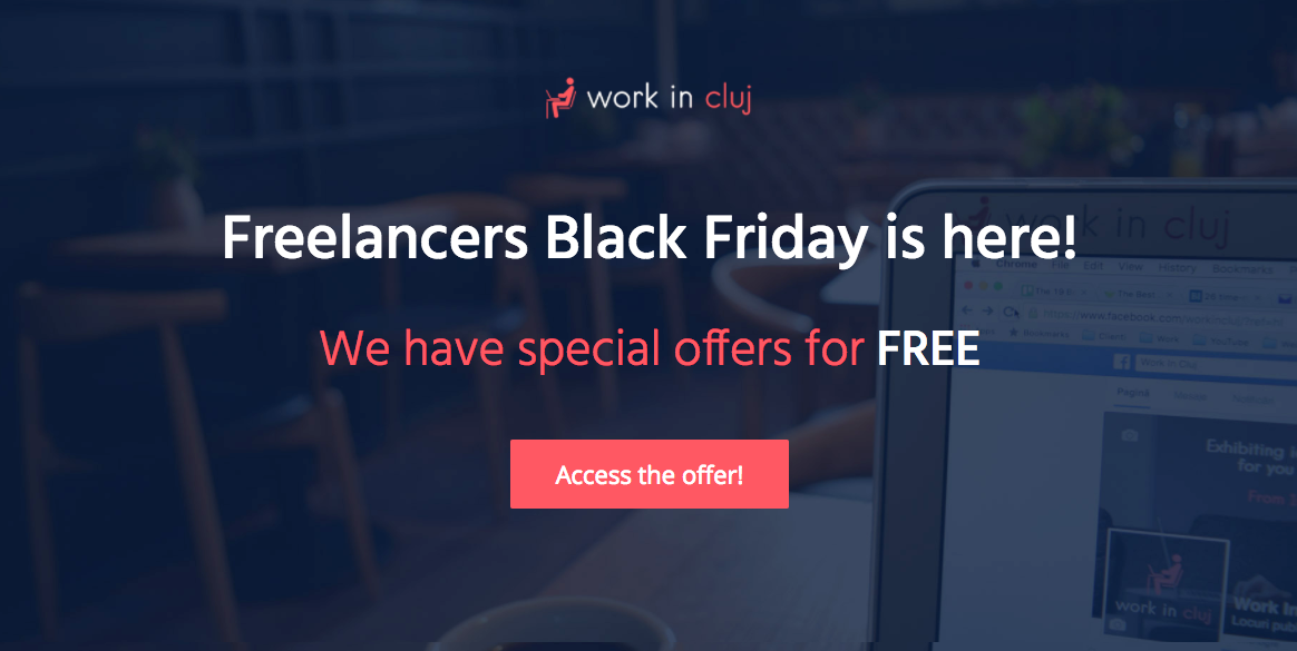 Freelancers Black Friday - Work in Cluj